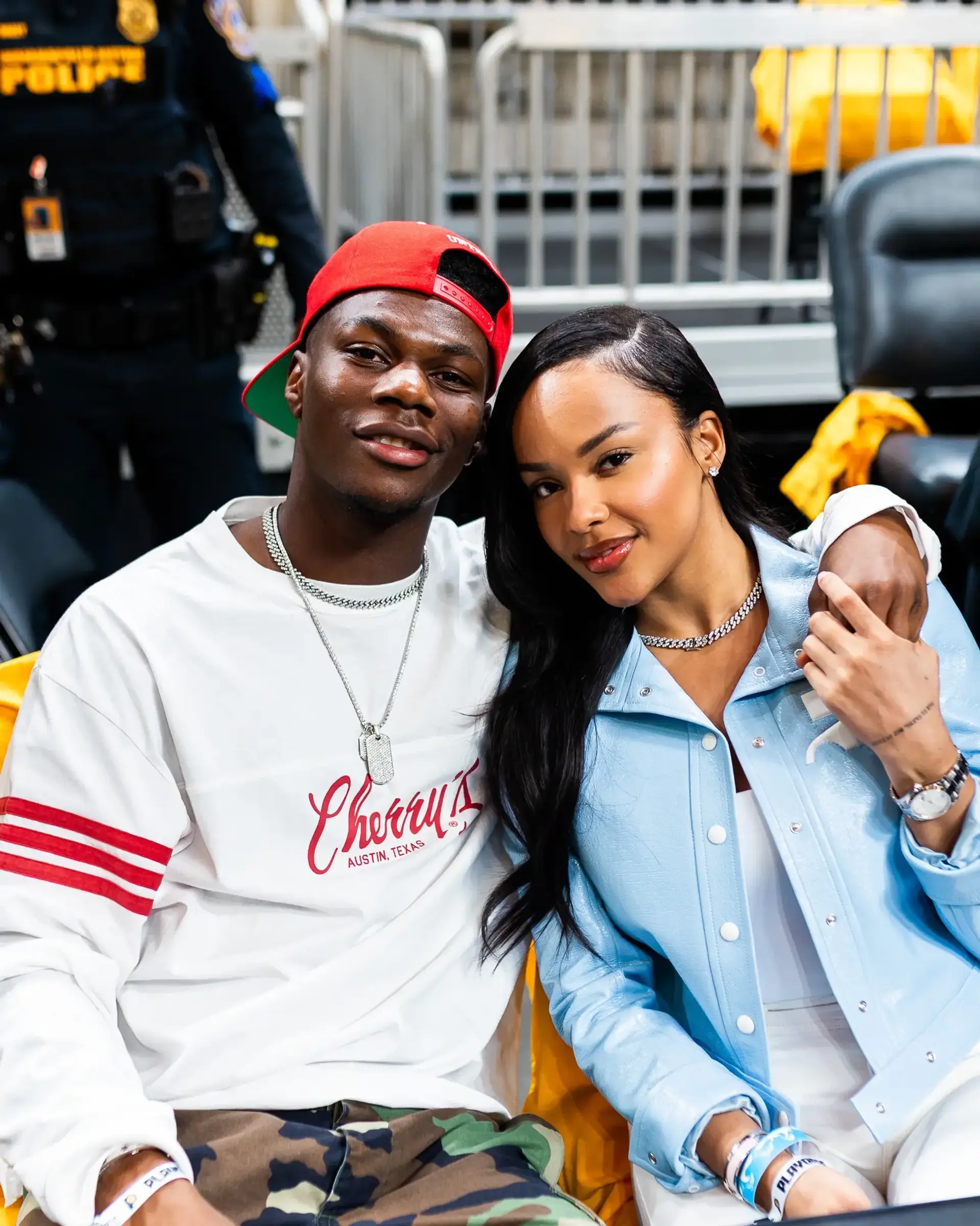 Aurelien Tchouameni spotted holding hands with mystery woman at NBA ...
