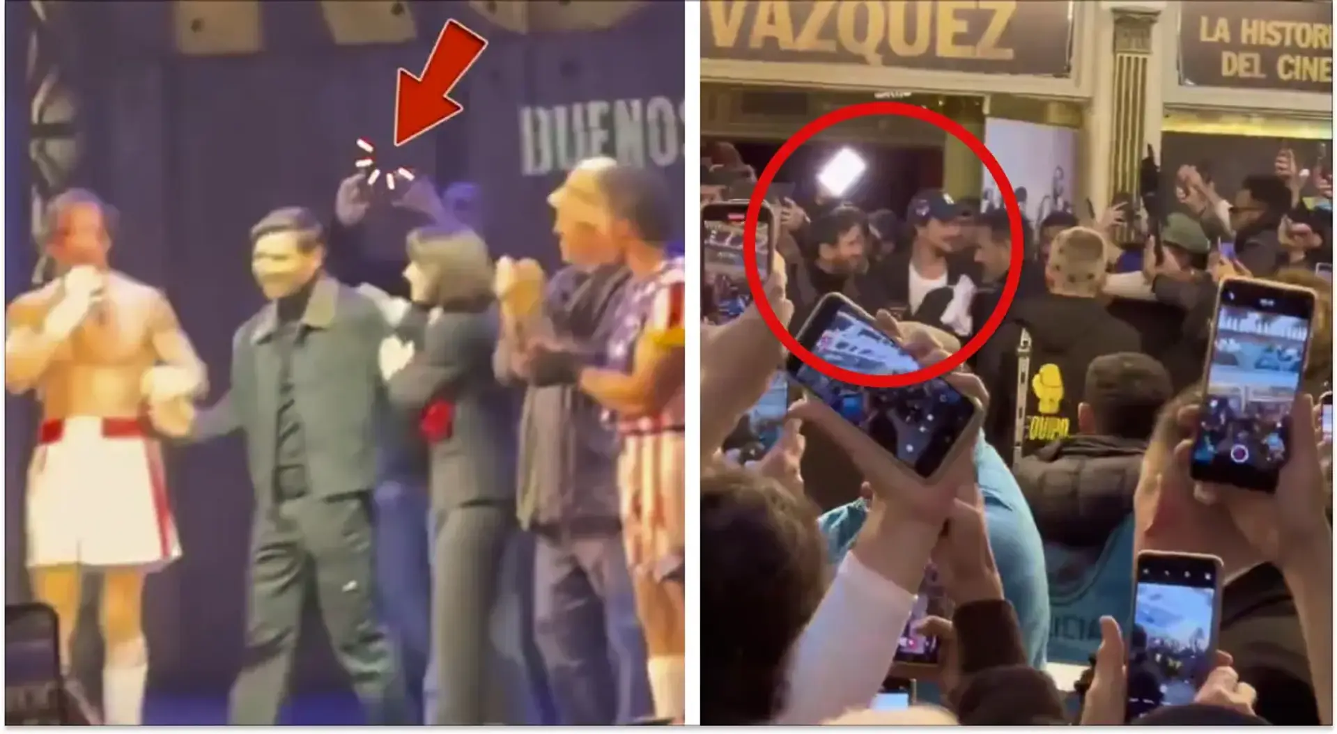 Lionel Messi sends Buenos Aires theatre into frenzy with surprise ...
