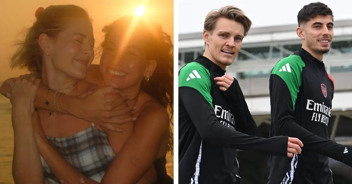 Bond beyond the pitch: Heartwarming moment between Odegaard and Havertz ...