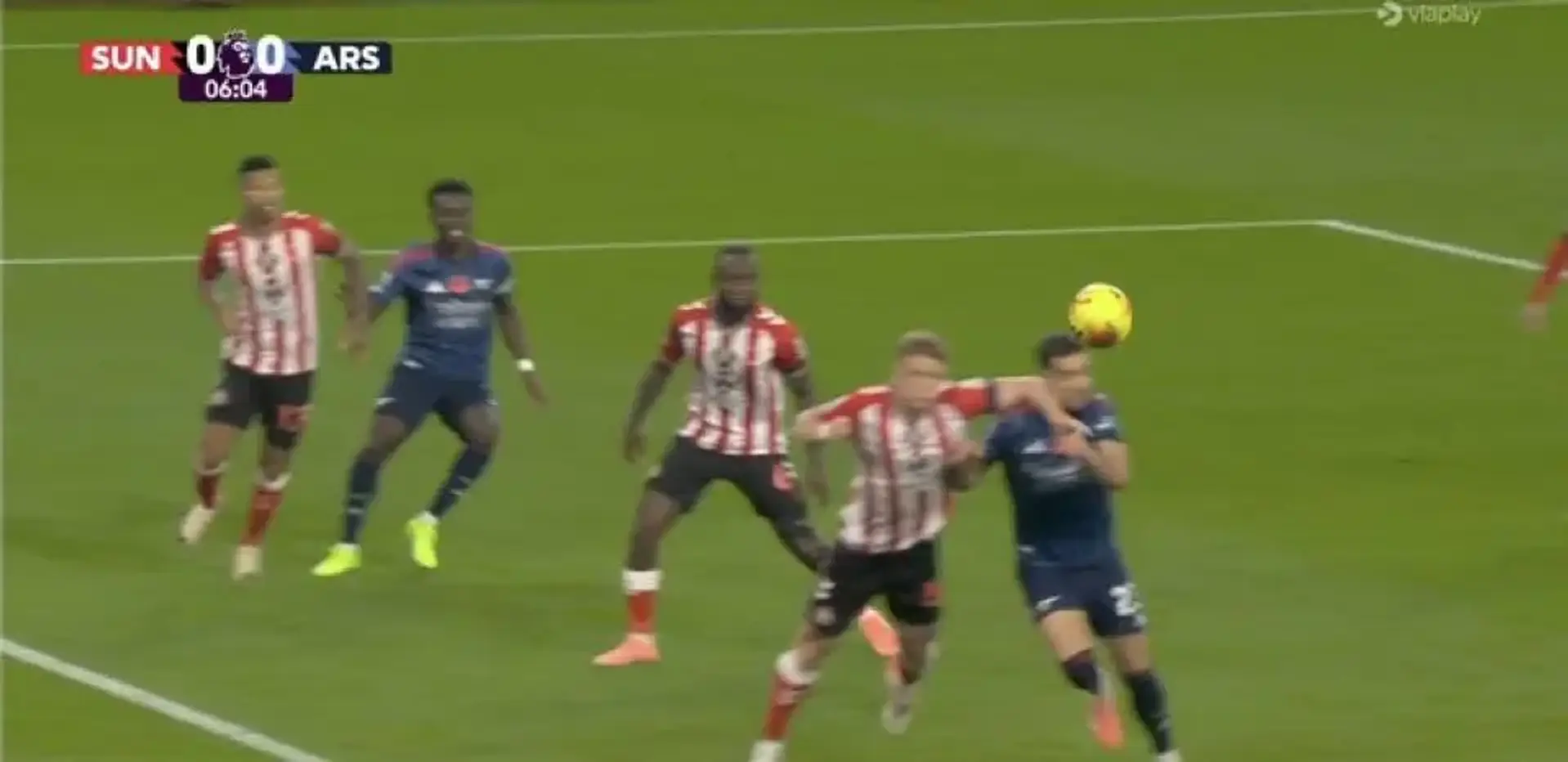 Why didn't Arsenal receive penalty after Mikel Merino elbowed on the ...