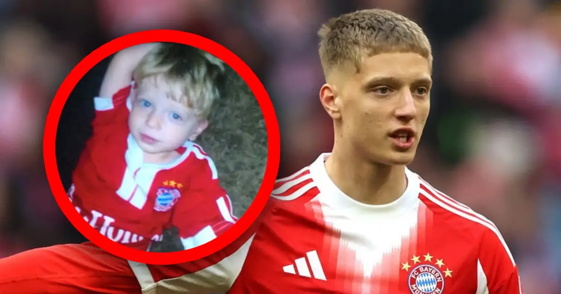 Schon als Kind im Bayern-Trikot: Erblin Osmani zeigt nach seinem Debüt ...