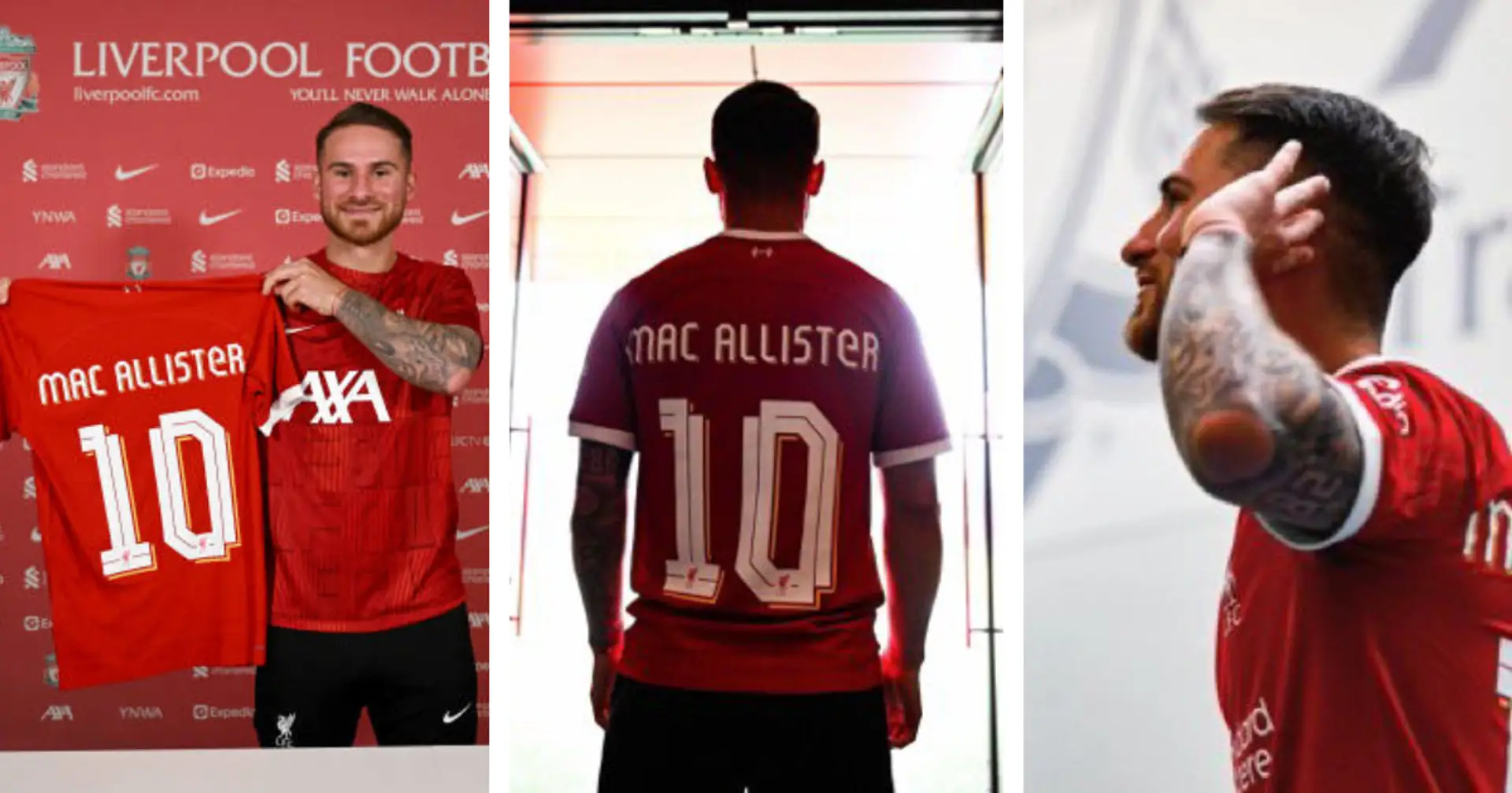 11 best pictures from Alexis Mac Allister's presentation as a new ...