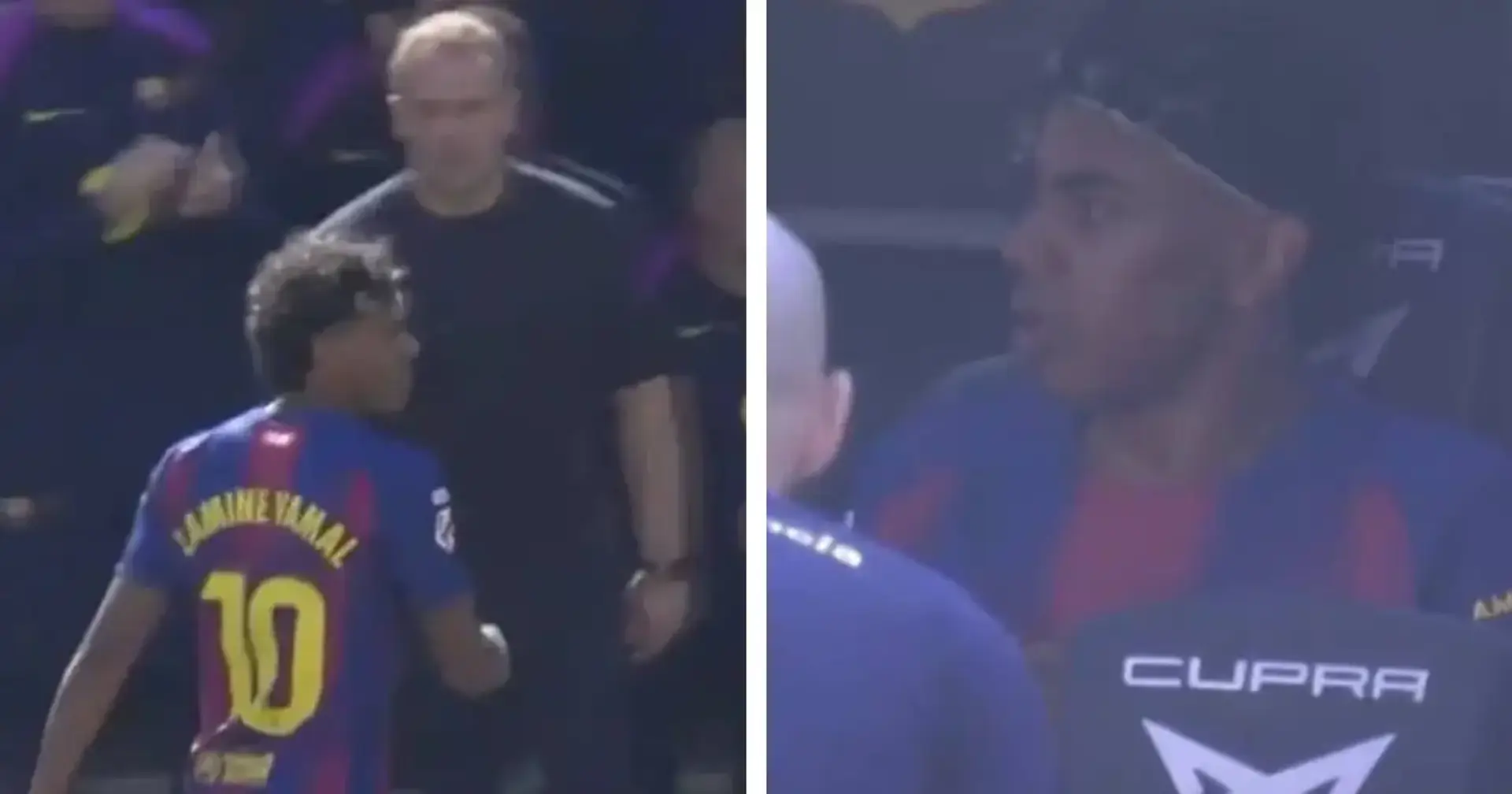 Did Lamine Yamal really fight with Hansi Flick after getting subbed off ...