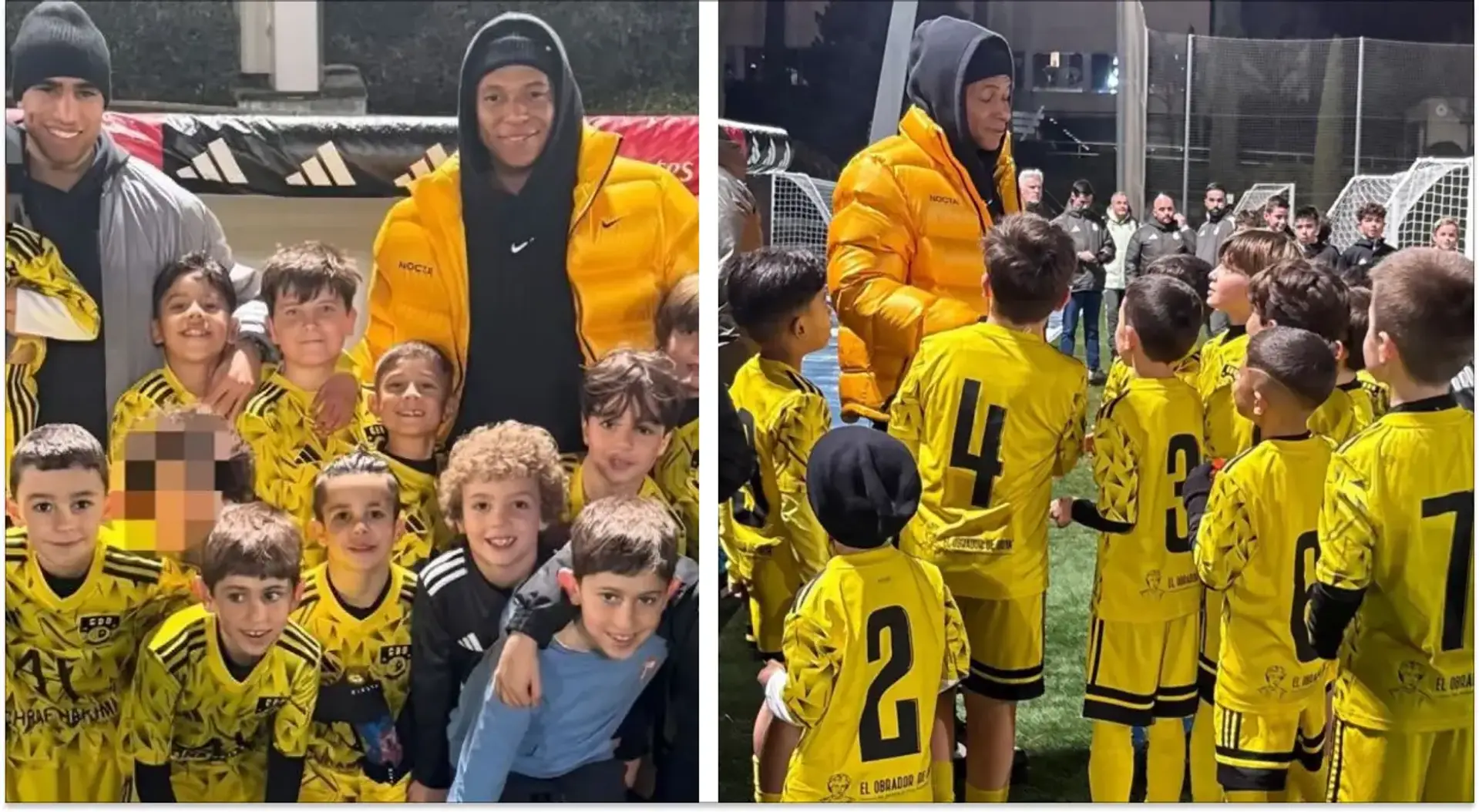 Kylian Mbappe and Achraf Hakimi make surprise visit to Real Madrid ...