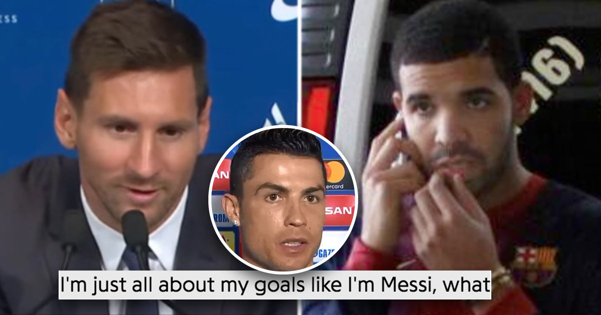 Drake mentions both Messi and Ronaldo in new song, what he means ...
