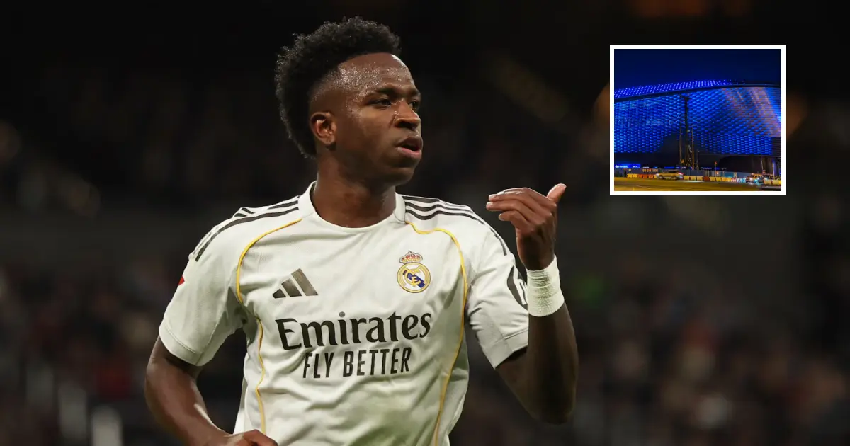 New Santiago Bernabeu lighting shines bright in stunning blue display ...