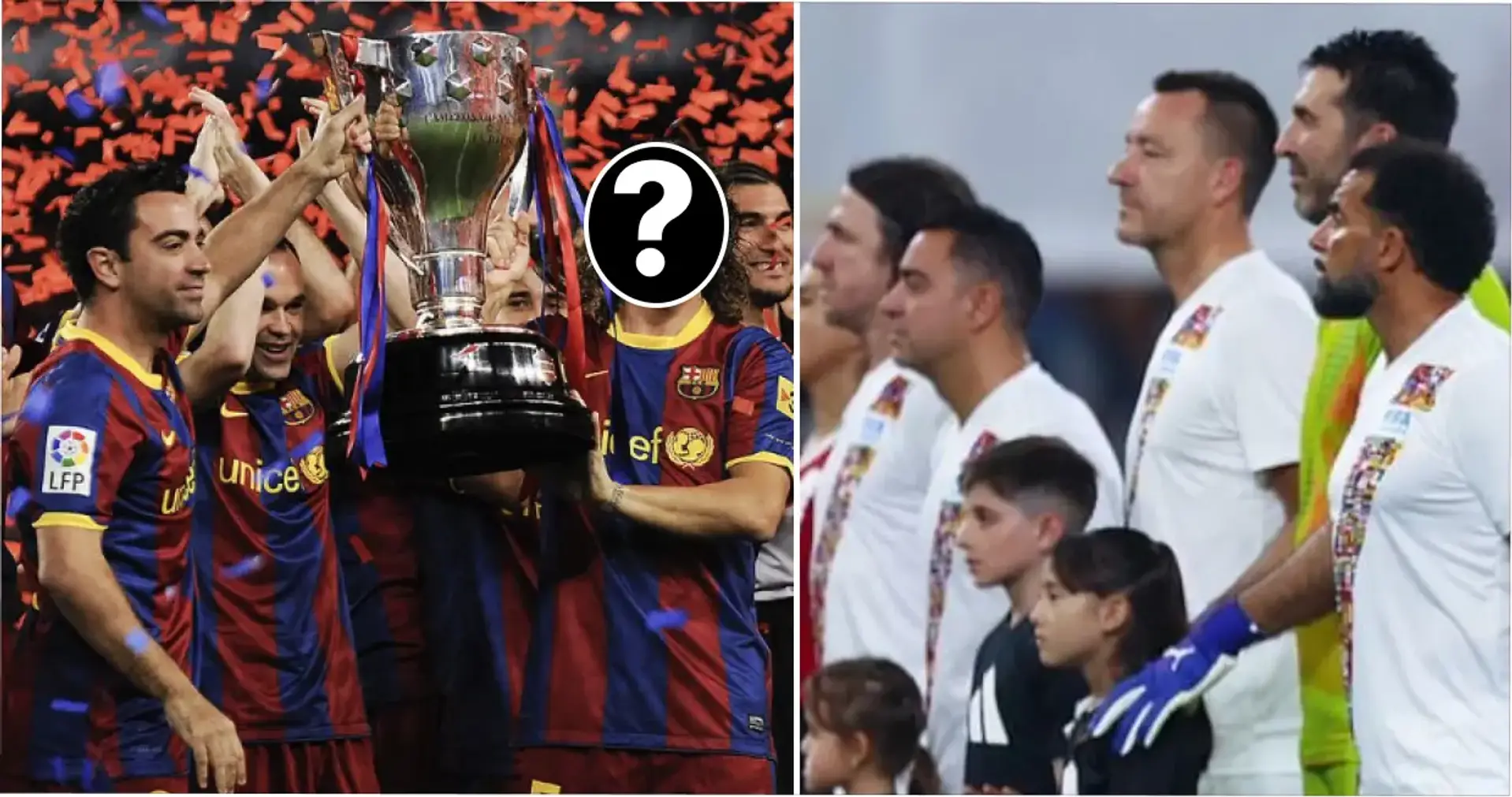 Xavi reunites with ex-teammate to play FIFA v Mexico legends game ...