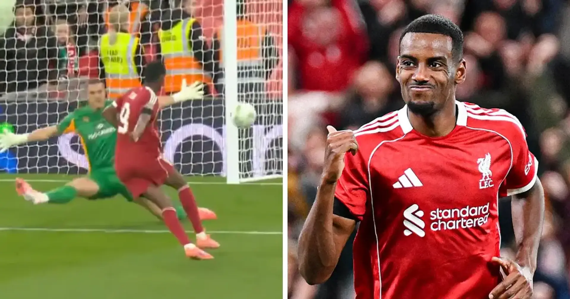 It's only the start: Alexander Isak scores his debut goal for Liverpool ...