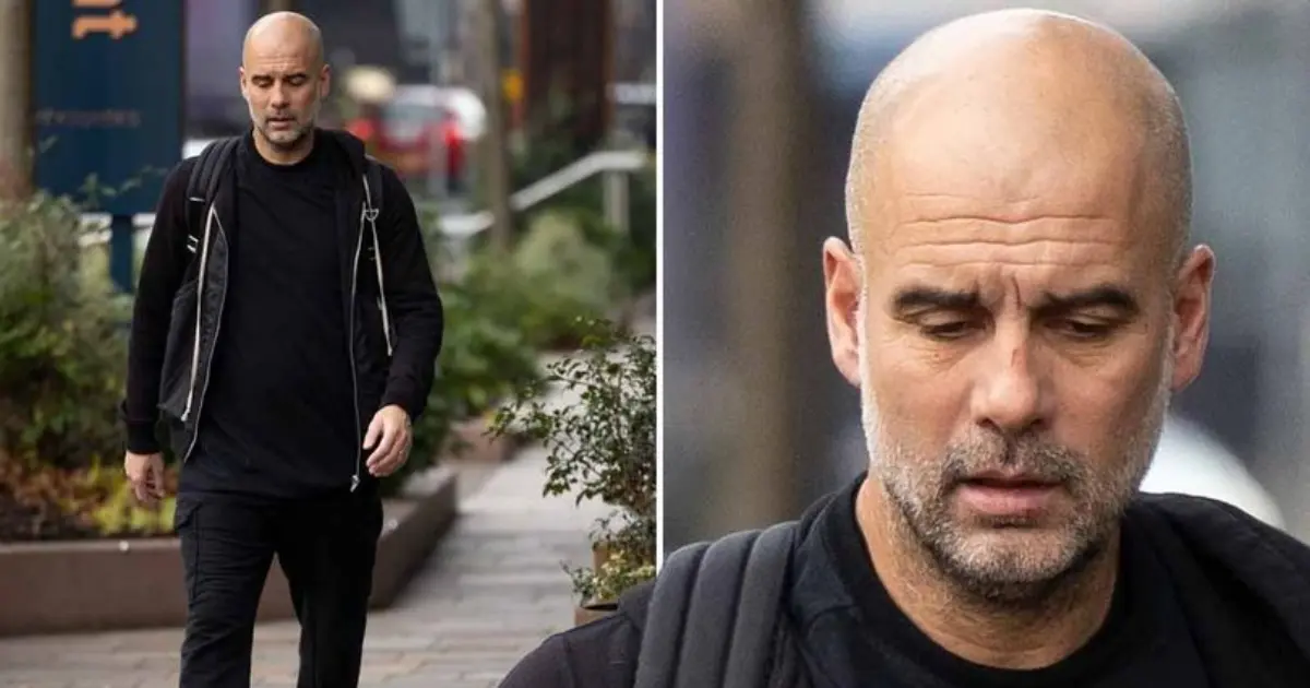 Pep Guardiola's face scars still visible after Feyenoord meltdown ...