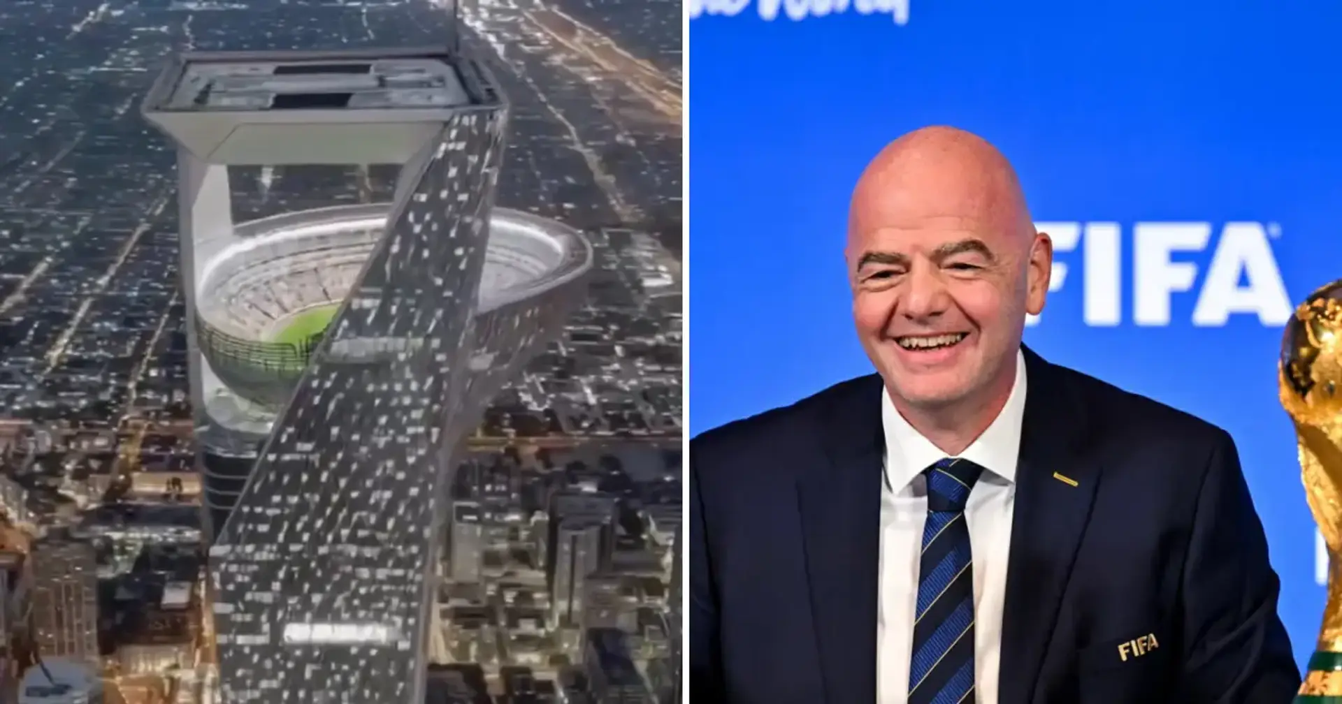 Saudi Arabia unveil plans for 'sky stadium' - it will host World Cup ...