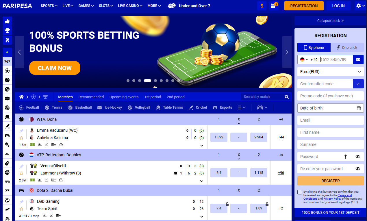 How to Register at Paripesa - Betting | Tribuna.com