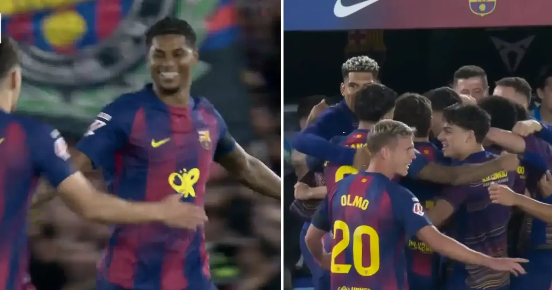 Marcus Rashford erzielt traumhaften Freistoß und stürmt zum Jubel zu ...