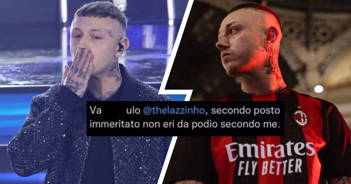 "Secondo posto immeritato a Sanremo": critica social a Lazza, il rapper ...