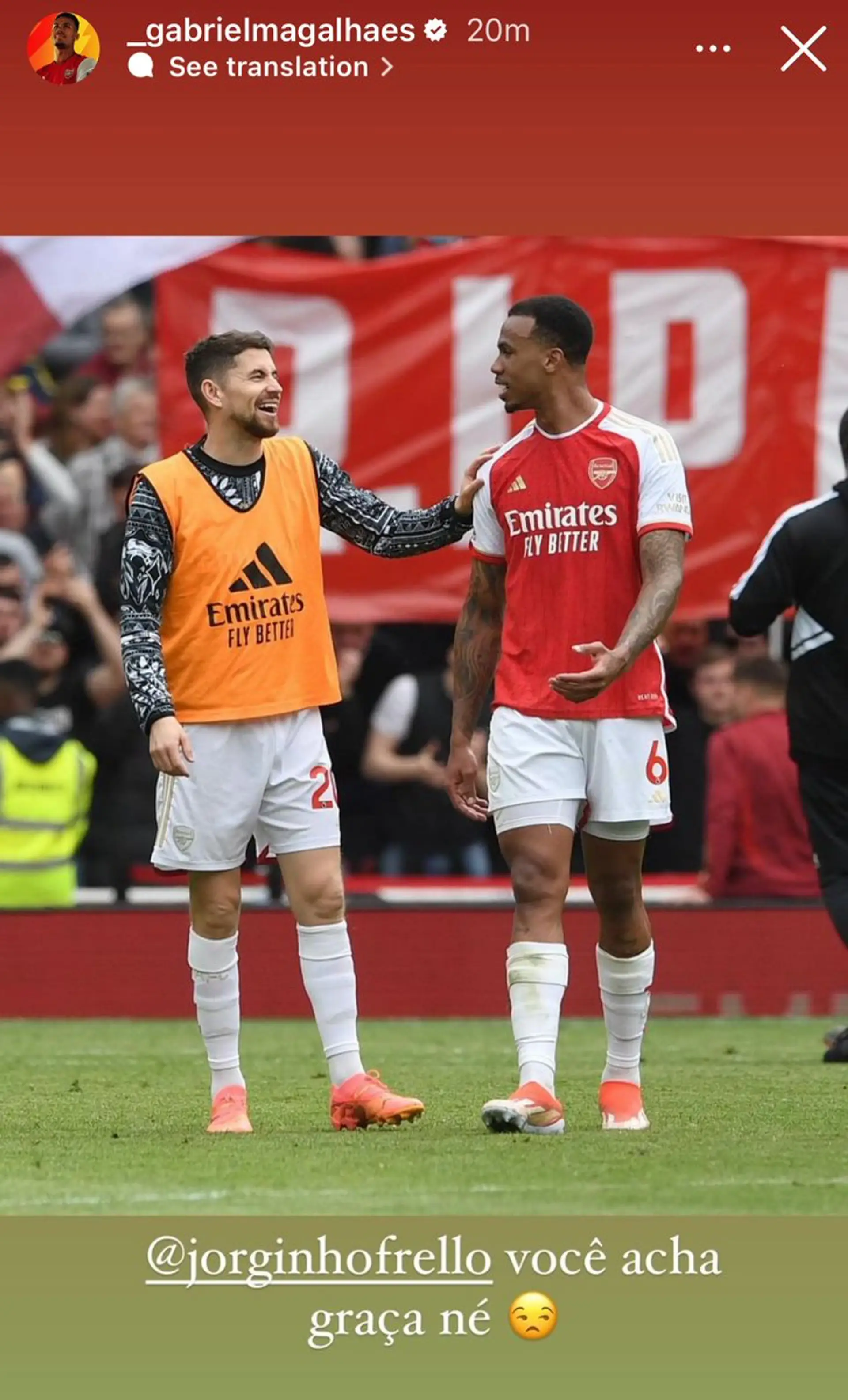 Gabriel sends blunt message to Arsenal teammate about disallowed goal ...