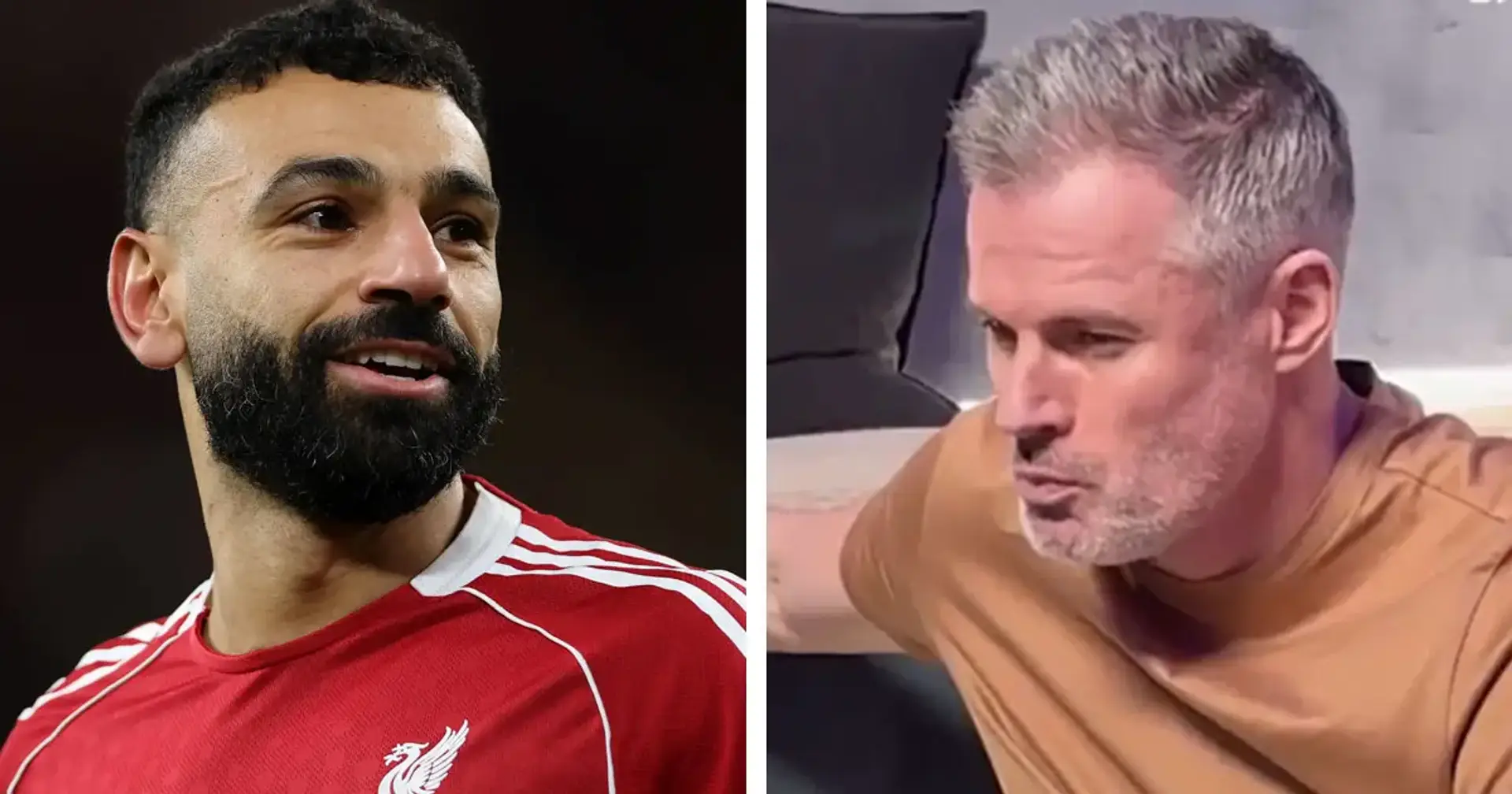 Jamie Carragher takes part in Liverpool players of past & present ...