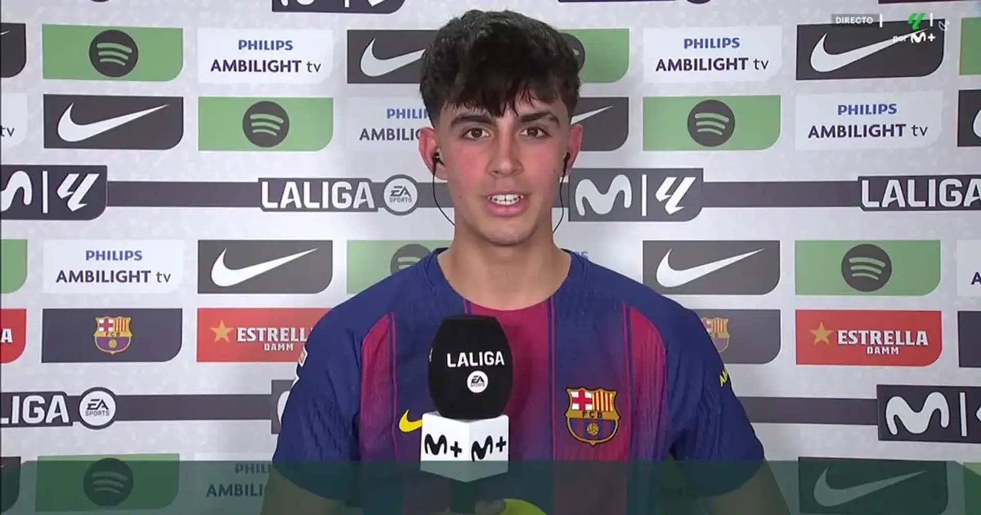 Marc Bernal, emocionado con su primer gol con el Barcelona: "Una ...