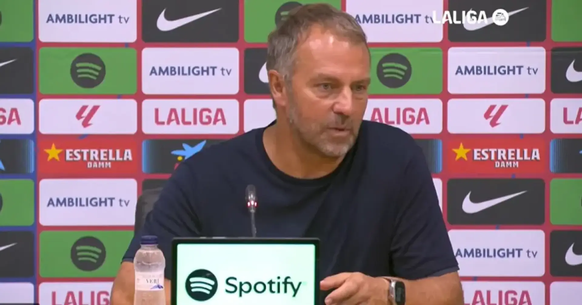 Hansi Flick sends message to Barca fans chanting his name after big win ...