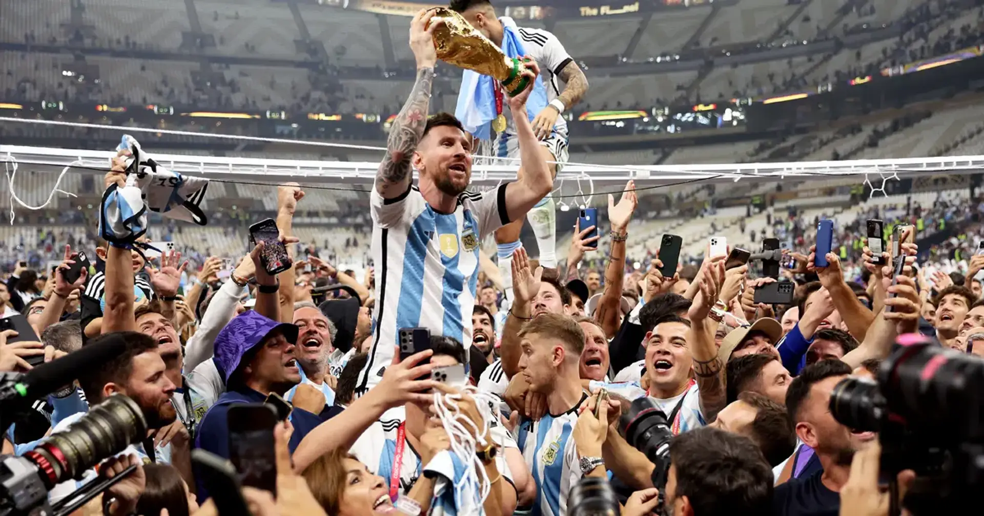 ¿Cómo no recordarlo? Messi y los campeones revivieron el logro de Catar ...