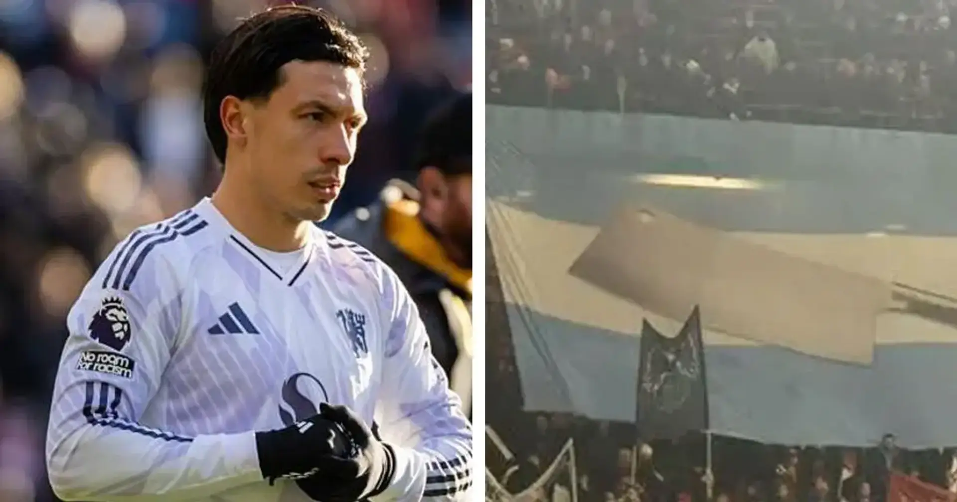 Spotted: Man United fans bring back popular Lisandro Martinez Tifo for ...