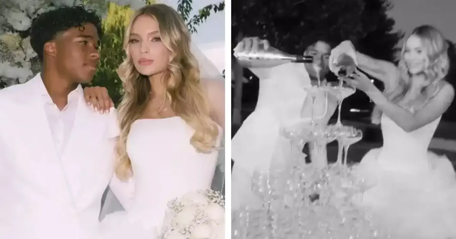El joven del Real Madrid Endrick publica un vídeo de su elegante boda ...