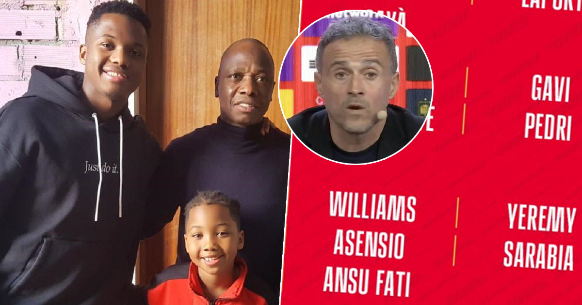 Revealed: Ansu Fati and his family's emotional reaction to surprise ...