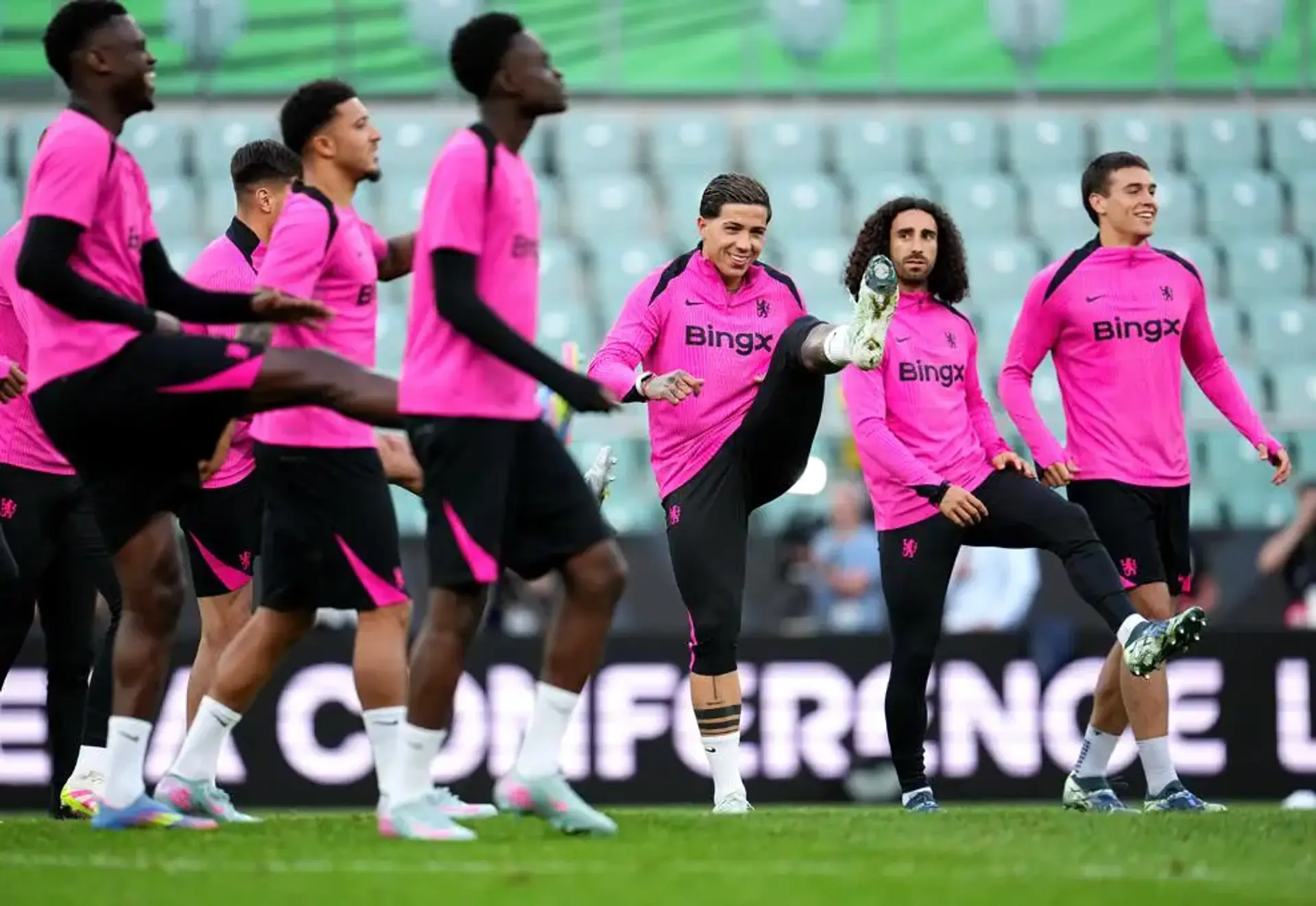 Inside Chelsea's final training session before Conference League final ...