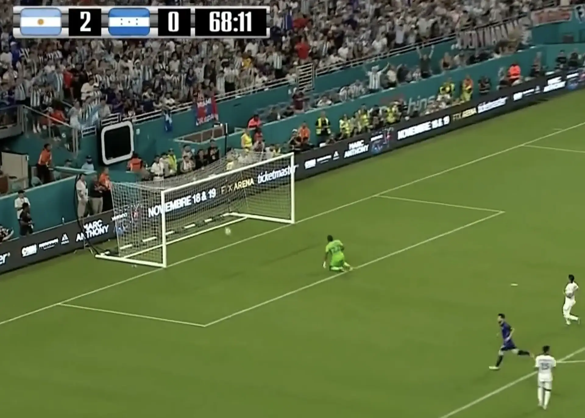 Messi scores outrageous goal for Argentina, fans wonder how it's ...