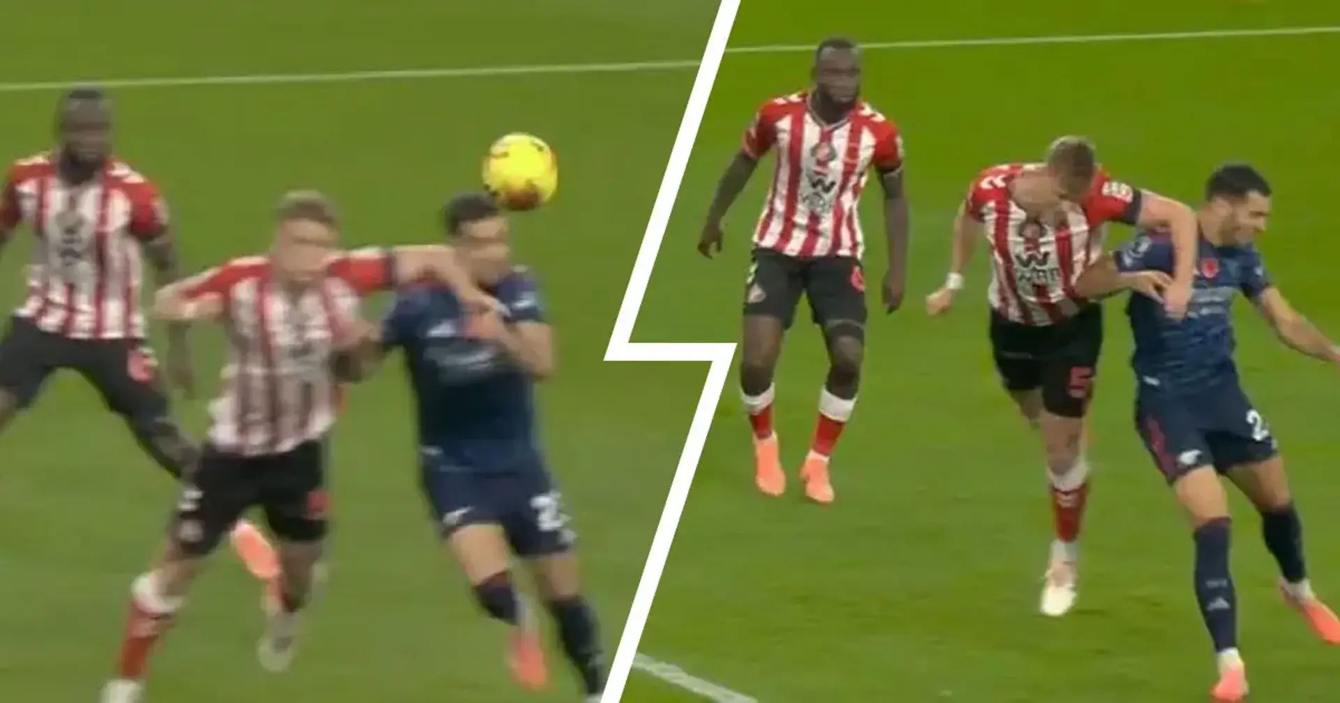 Why didn't Arsenal receive penalty after Mikel Merino elbowed on the ...