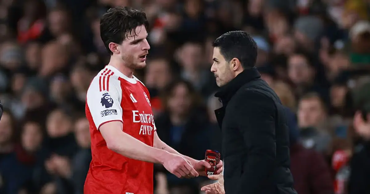 Declan Rice sur Mikel Arteta : « Il a fait de moi un milieu de terrain ...