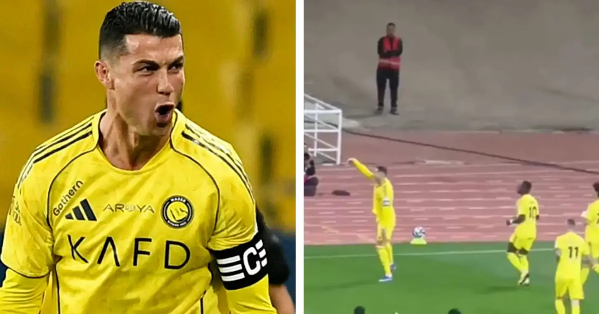 Cristiano Ronaldo seemingly debuts new 'Slam Dunk' celebration after ...