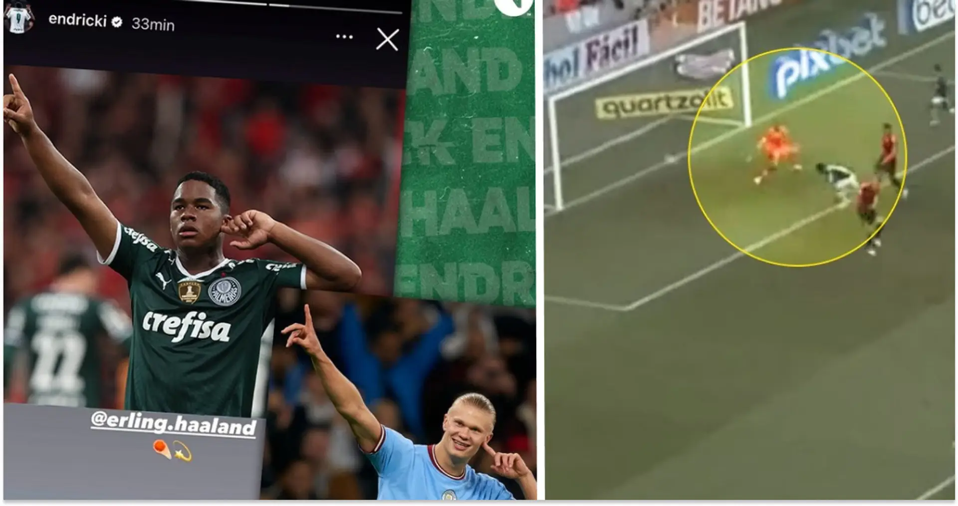 Endrick marque son premier but dans le football professionnel, il ...