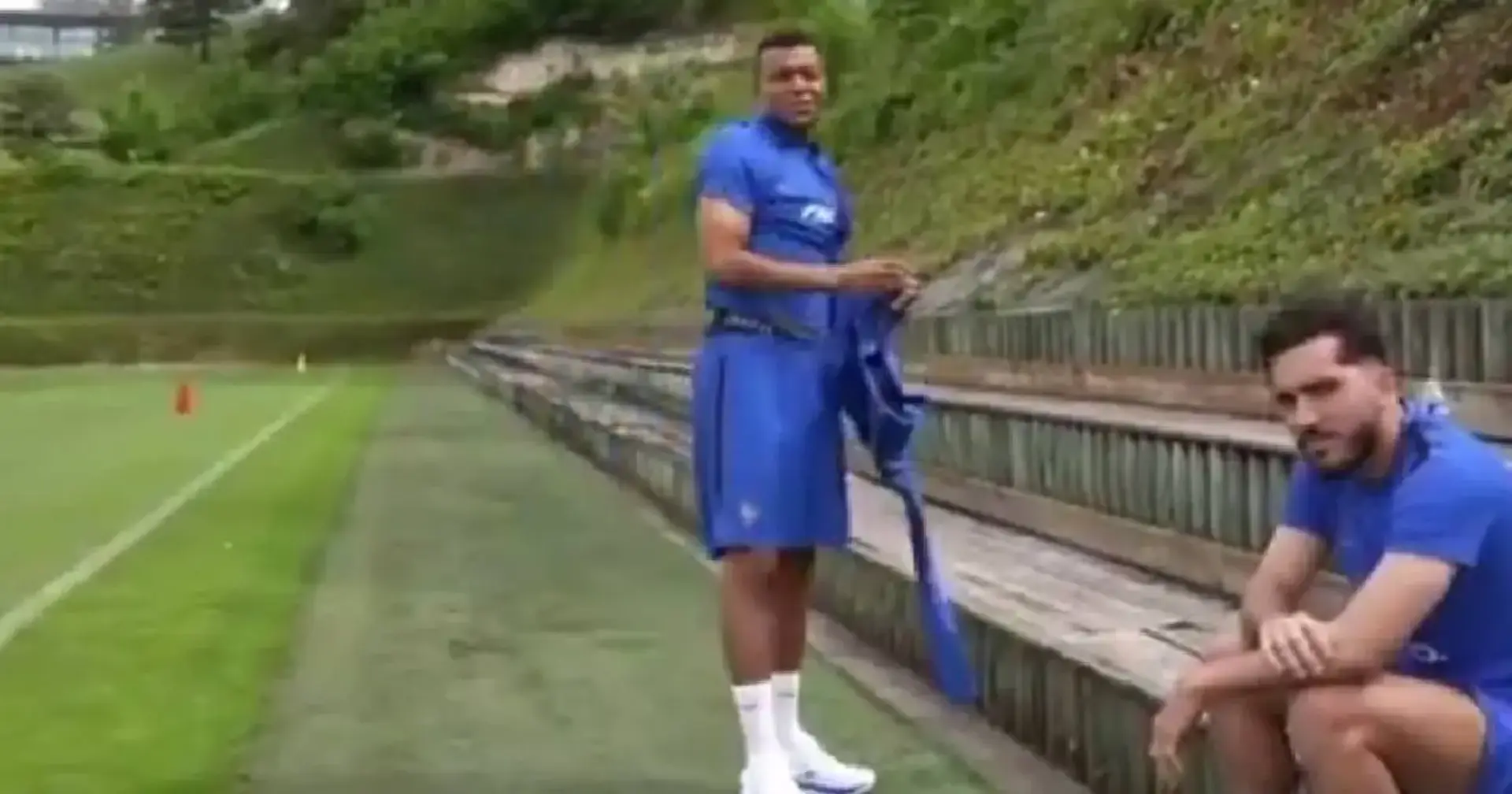 Rayan Cherki and Kylian Mbappe look thoroughly bored during France ...