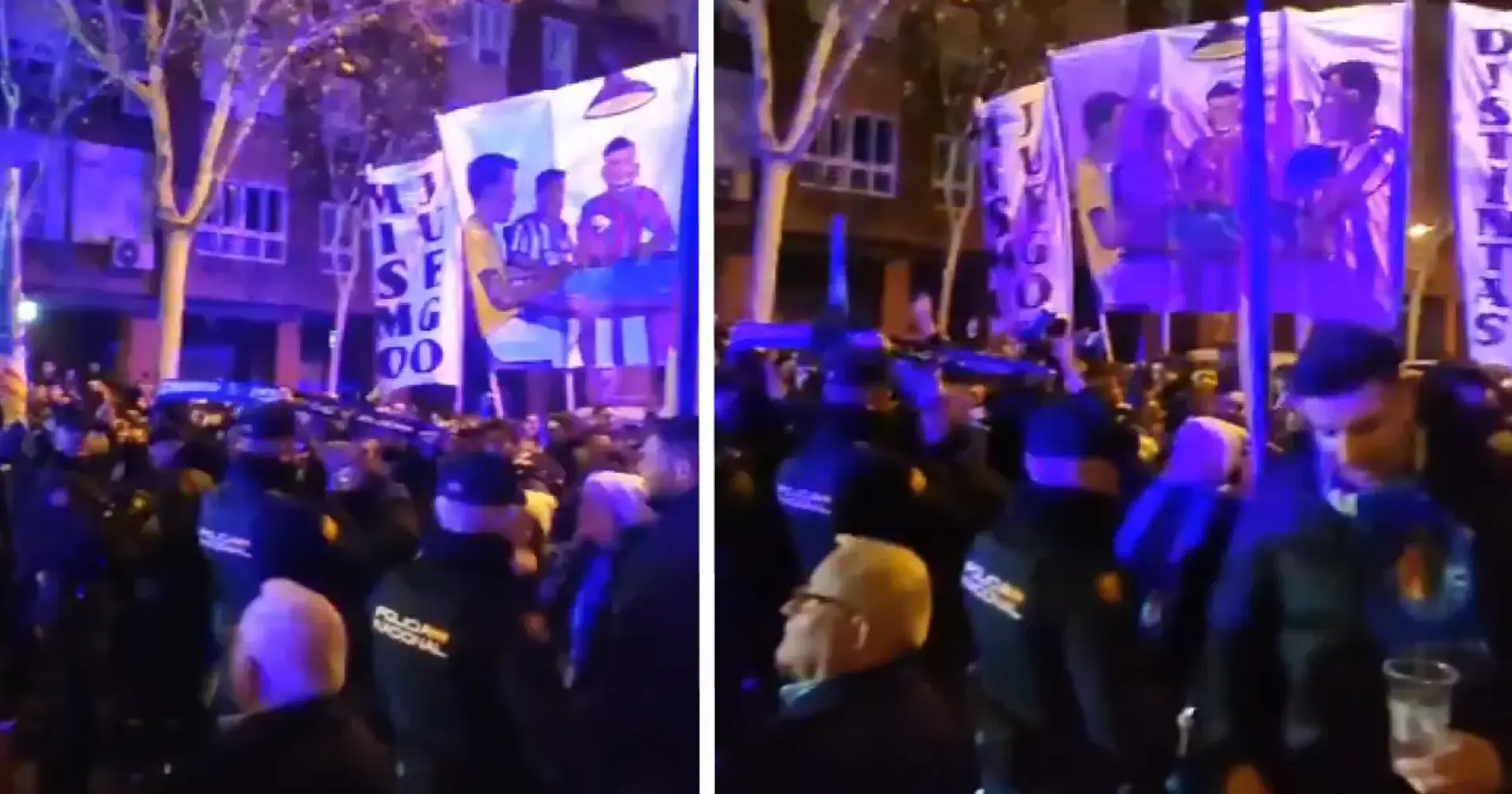 Getafe fans chant f**** Barca before La Liga clash in Madrid (video)