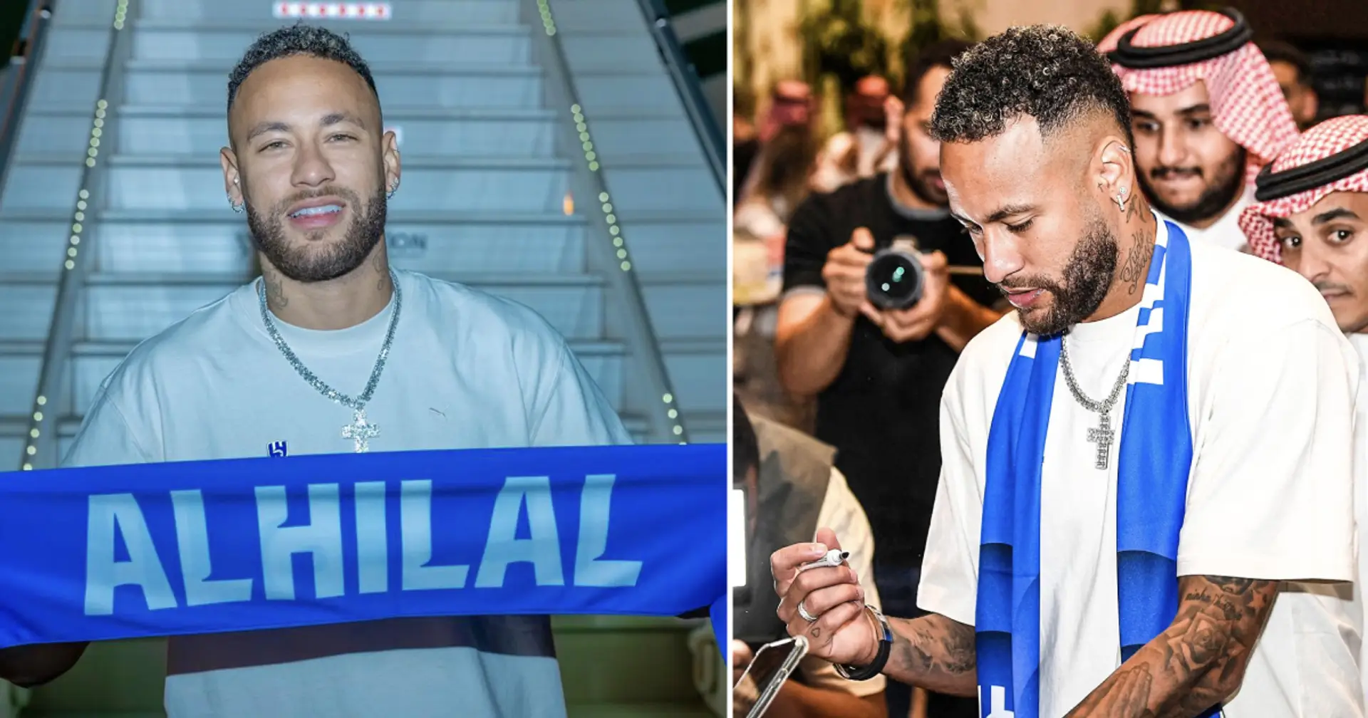 5 best pics as Neymar lands in Riyadh, receives superstar welcome from ...