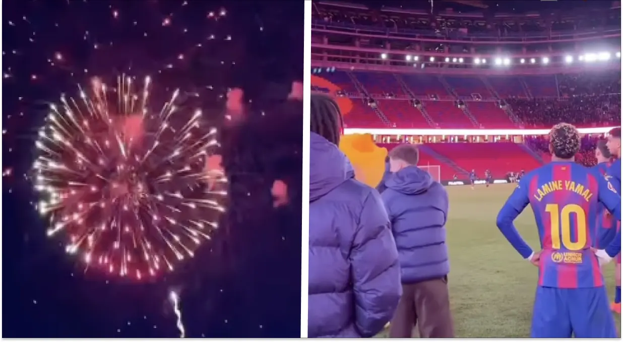 🎆 Absolute cinema: Barca players enjoy fireworks after Bilbao thrashing ...