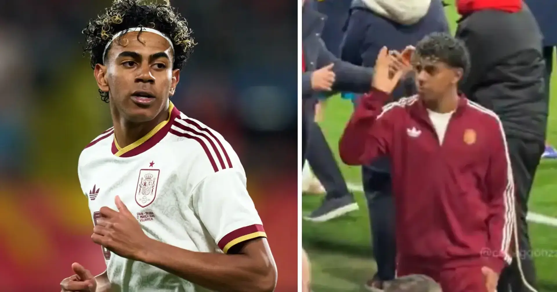 Lamine Yamal leaves pitch amid offensive chants in Spain v Egypt ...