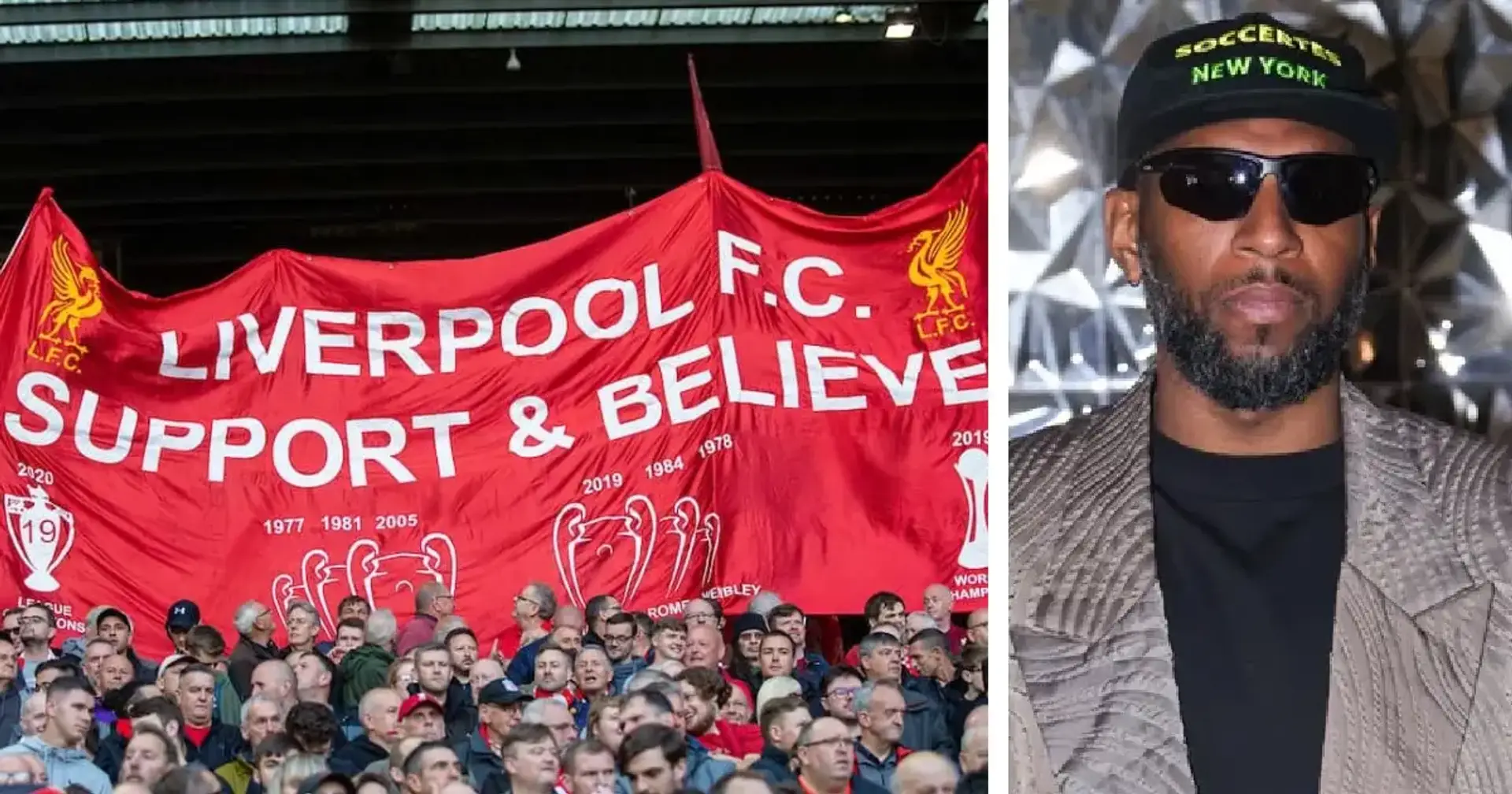 Jugadores del Liverpool con dorsales y entrenador Plantilla