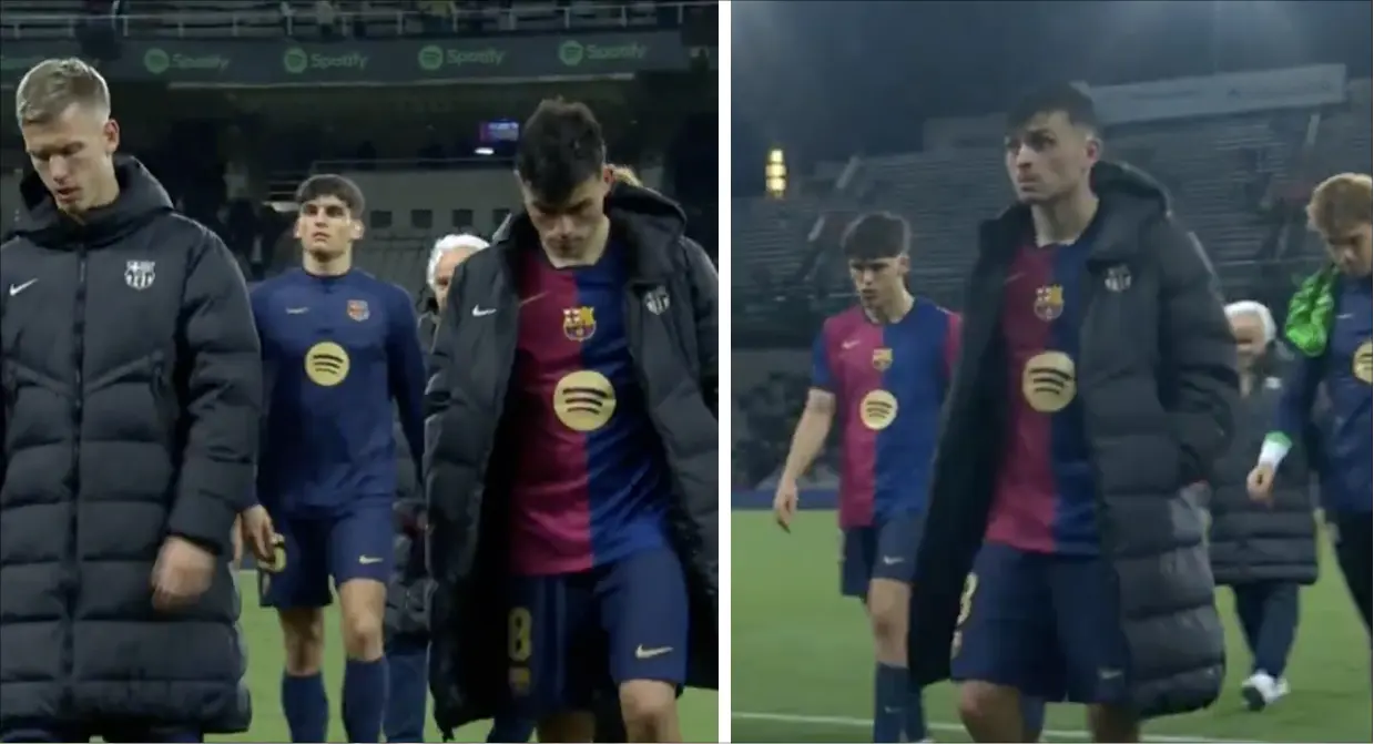 💔 Barcelona players look absolutely heartbroken at full time v Atleti ...
