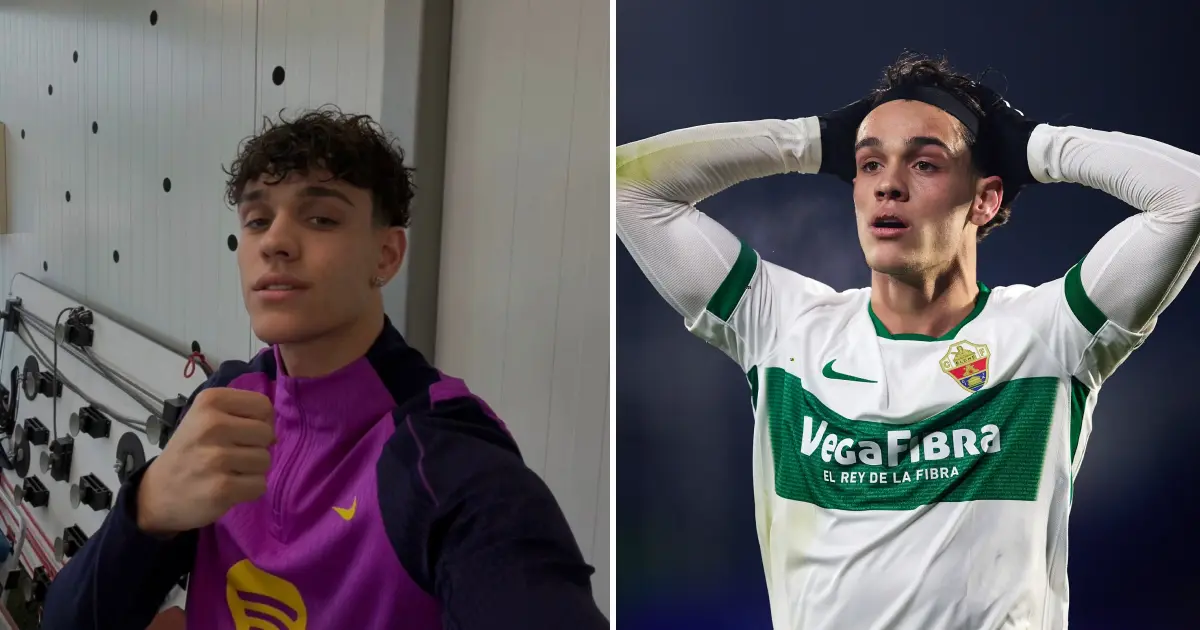 Hector Fort posts training update in Barcelona kit during injury ...