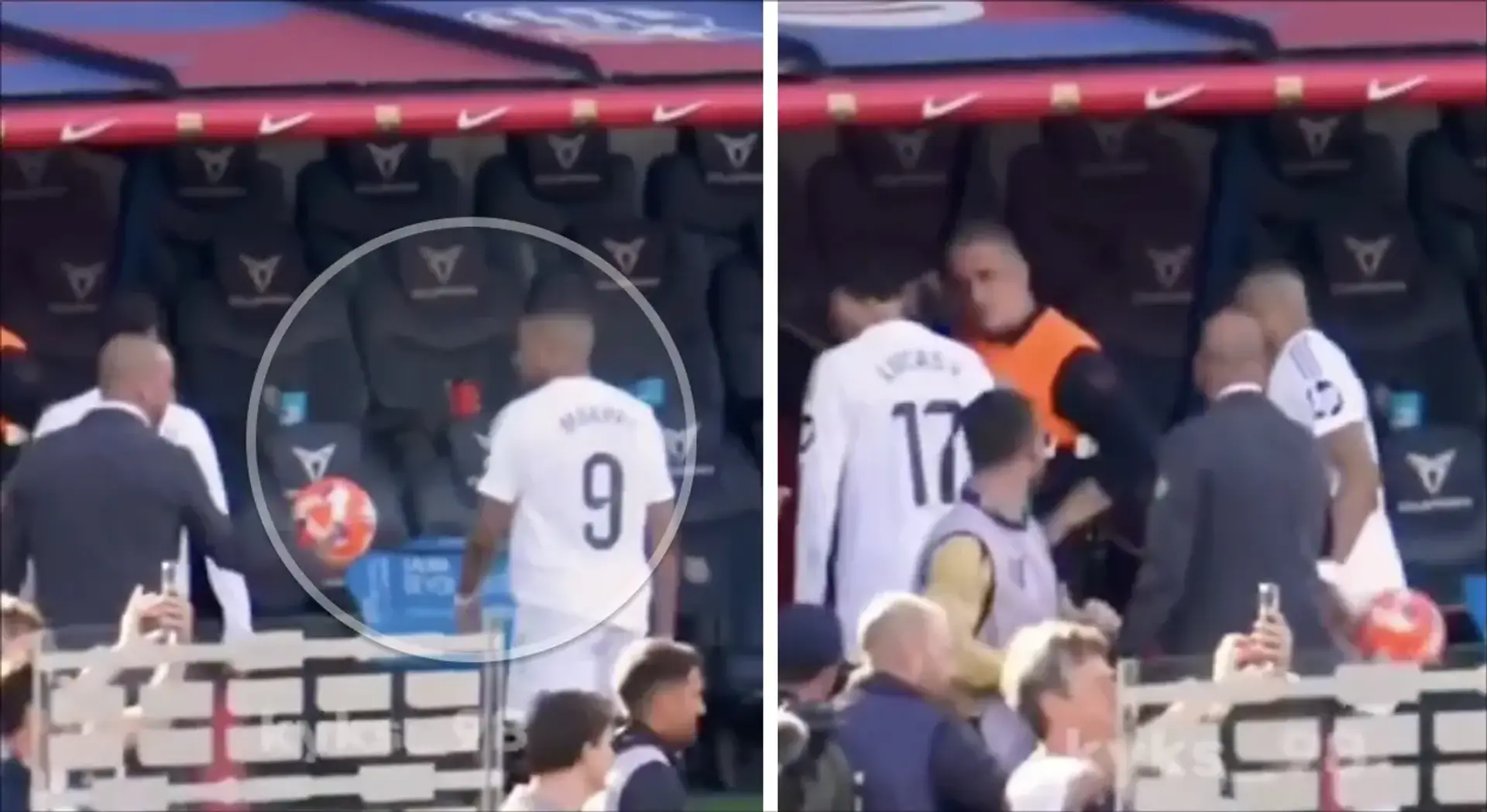 Caught on camera: Kylian Mbappe refuses to take match ball home after ...
