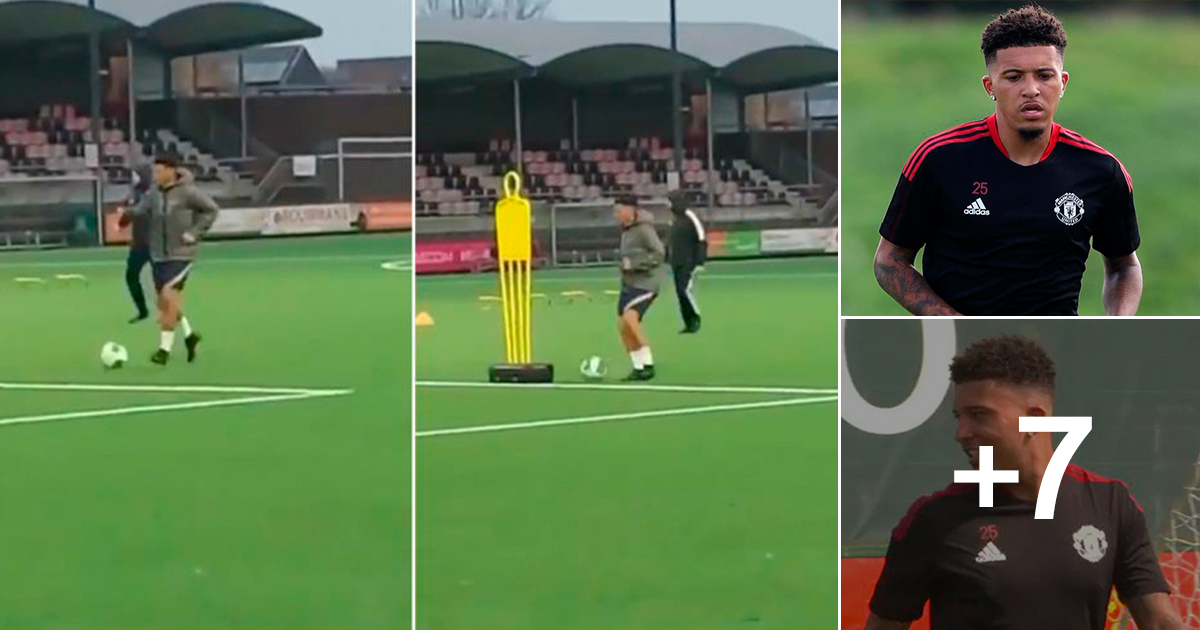 SPOTTED: Jadon Sancho trains alone in the Netherlands after World Cup ...