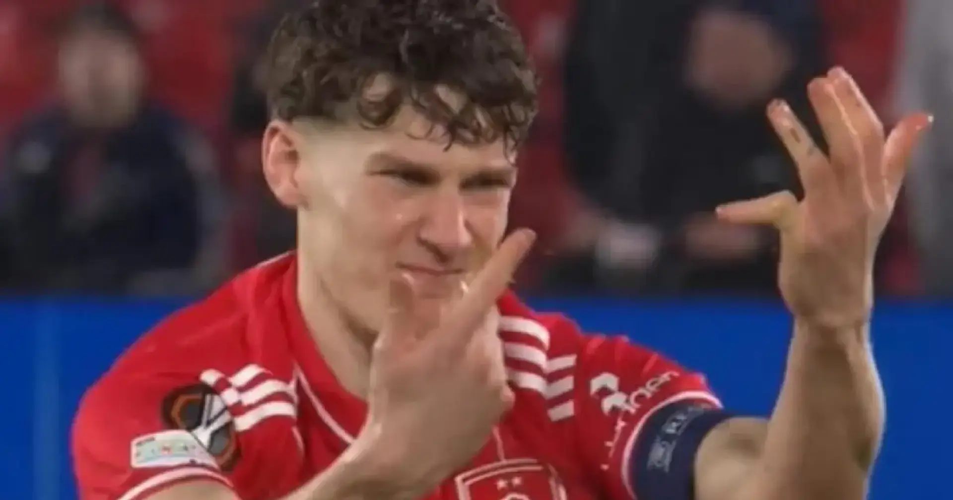Spotted: Nottingham Forest captain Ryan Yates smiles and carries on ...