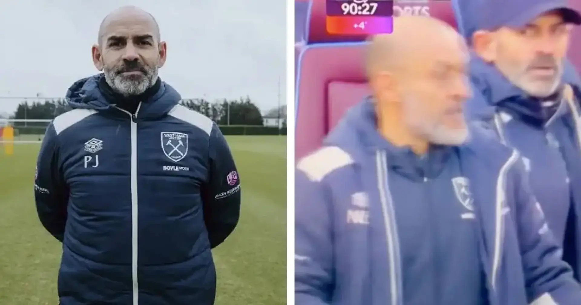 'He didn't bring me to be silent': West Ham assistant coach explains ...