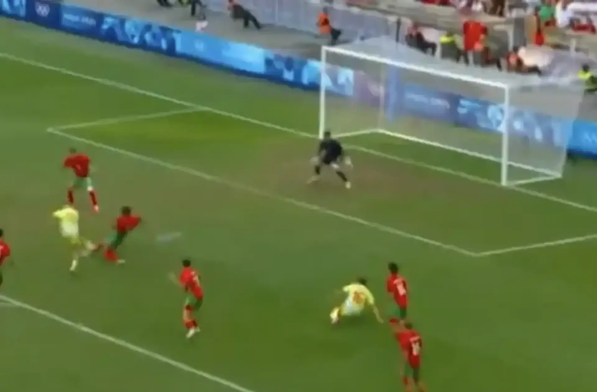 Fermín marca OTRO golazo en los Juegos Olímpicos y destroza el banderín ...