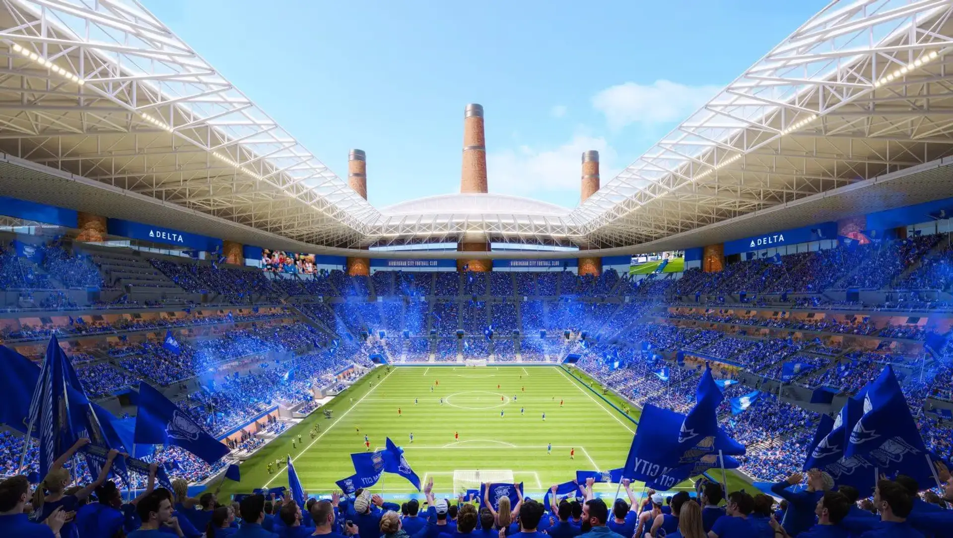 Birmingham City unveil ‘Powerhouse’ stadium – visible from 40 miles ...