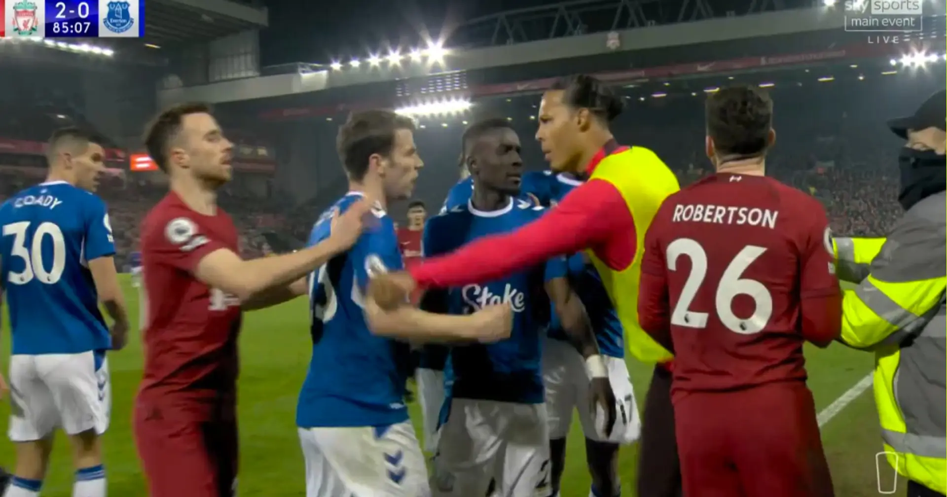 Liverpool and Everton charged by FA over mass confrontation in ...