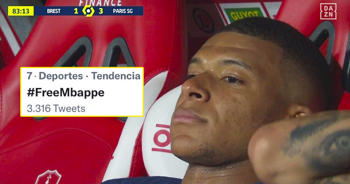 'Free Mbappe' trending in Spain as photo of 'depressed' Kylian goes ...