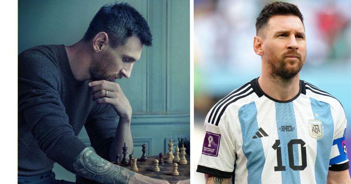 Edited picture of Messi playing chess against himself goes viral – fans ...