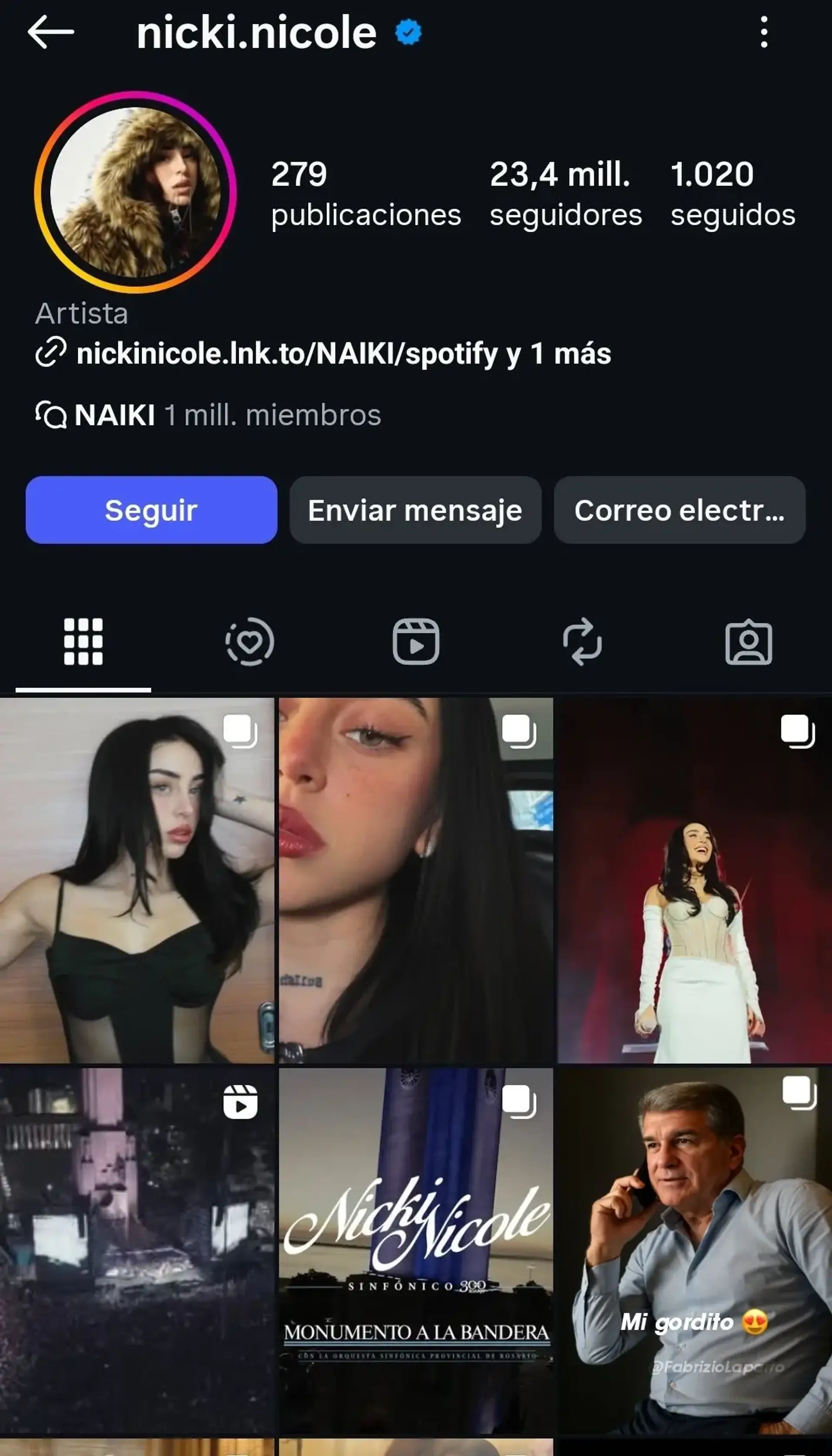 Nicki Nicole removes all pictures with Yamal on her IG - Lamine's ...