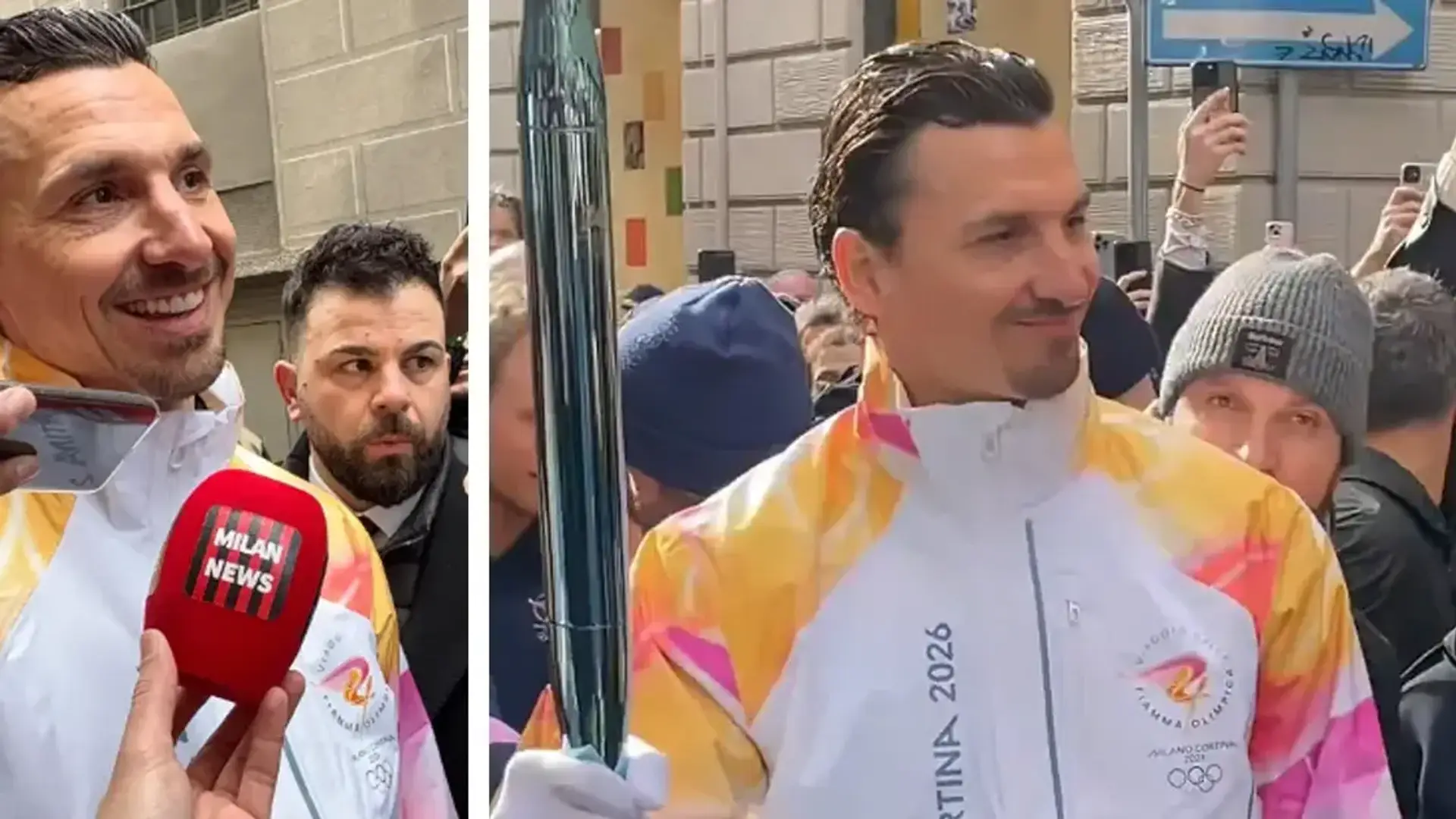 Zlatan Ibrahimovic fier d'être porteur de la flamme olympique à Milan ...